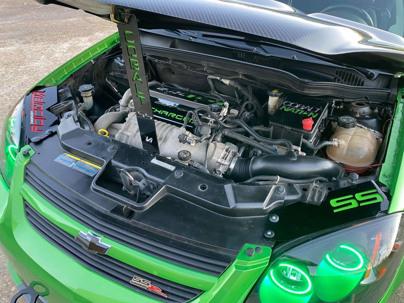 Custom Hood Props - Velocity Aerowerks