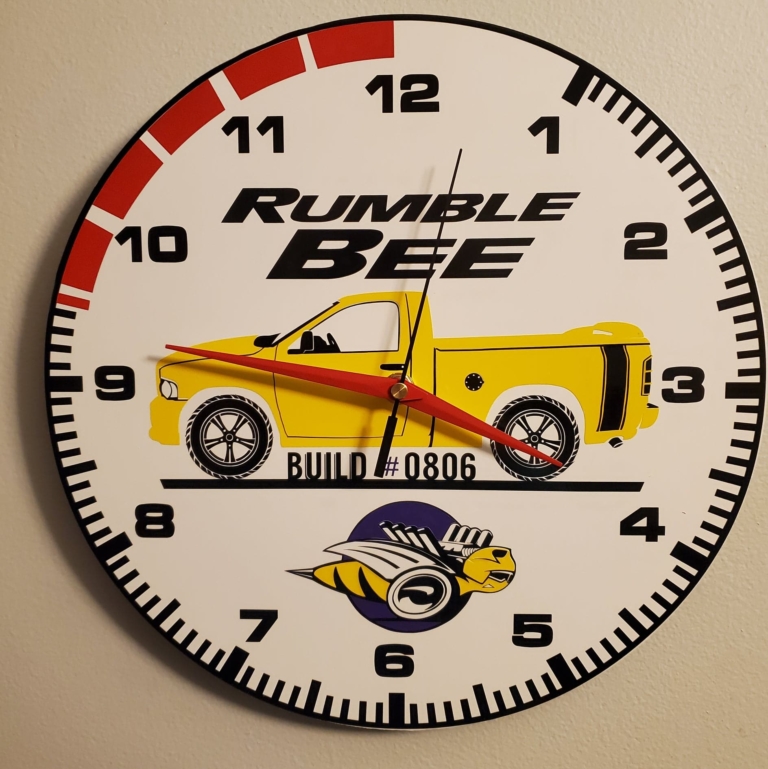 Custom Wall Clock - Velocity Aerowerks