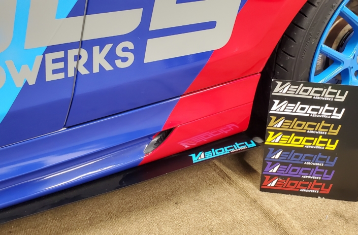 Velocity Logo Stickers - Velocity Aerowerks