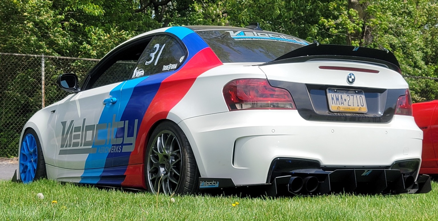 BMW 135i Rear Diffuser - Velocity Aerowerks