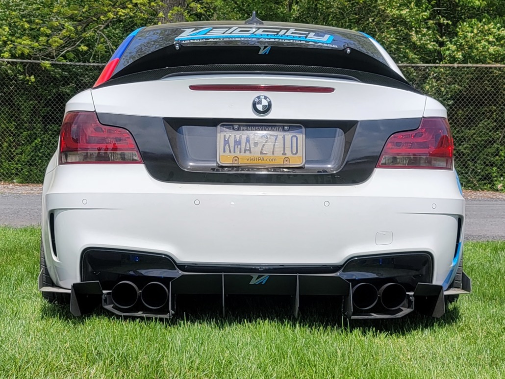 BMW 135i Rear Diffuser - Velocity Aerowerks